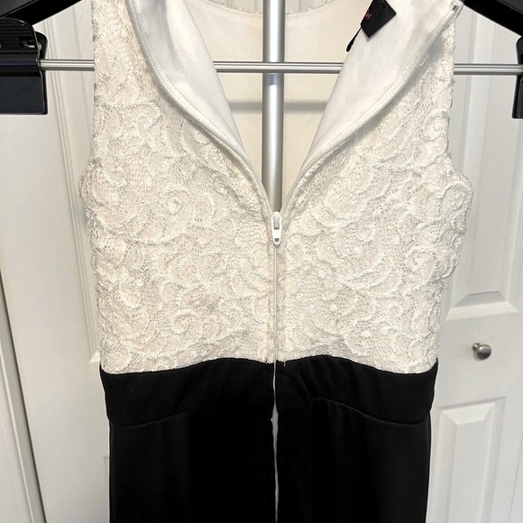 BCX | Dresses | Bcx Black And White Embellished Aline Maxi Dress | Poshmark